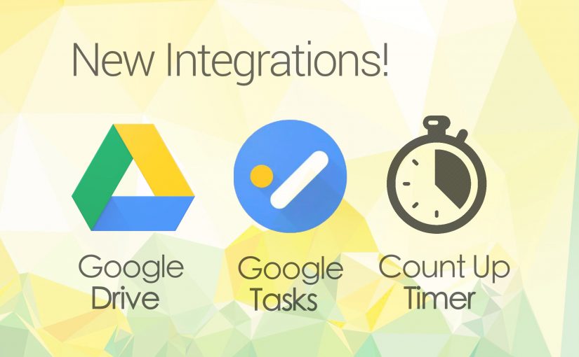 Google Drive, Google Tasks and a Count Up Timer Added! – DAKboard