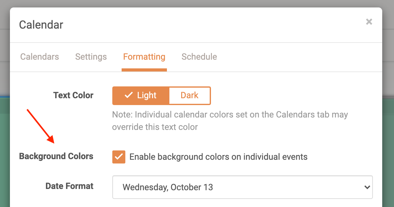 Agenda Calendar Style Updates – DAKboard