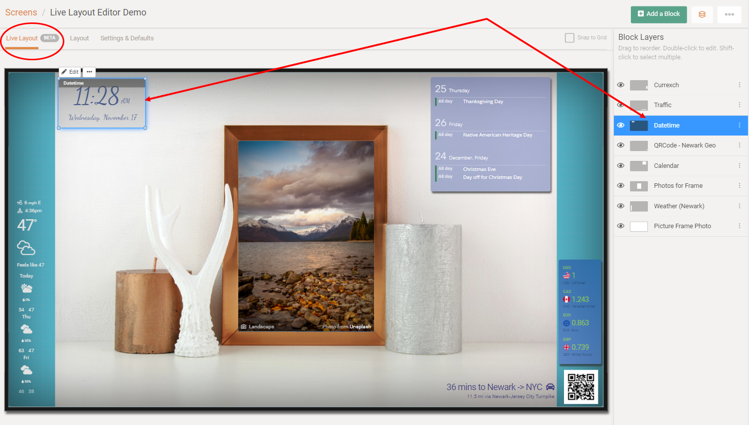 Live-Content Layout Editor for DAKboard! – DAKboard