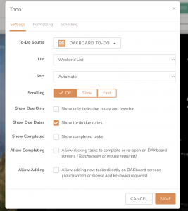DAKboard To-Do List Now Live! Plus, QR Codes Simplify Tracking Packages ...